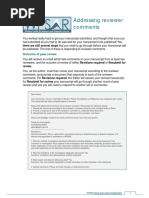 A Template For Responding To Reviewer Comments | PDF | Career & Growth ...