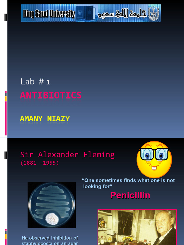 411 Lab 1 Antibiotic Testing Agar Diffusion | PDF