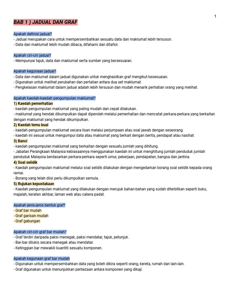 Nota Active Recall Geografi F3 | PDF