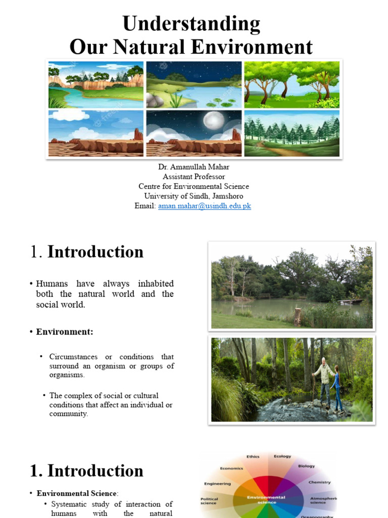 Lecture 2 Understanding the Natural Environment | PDF