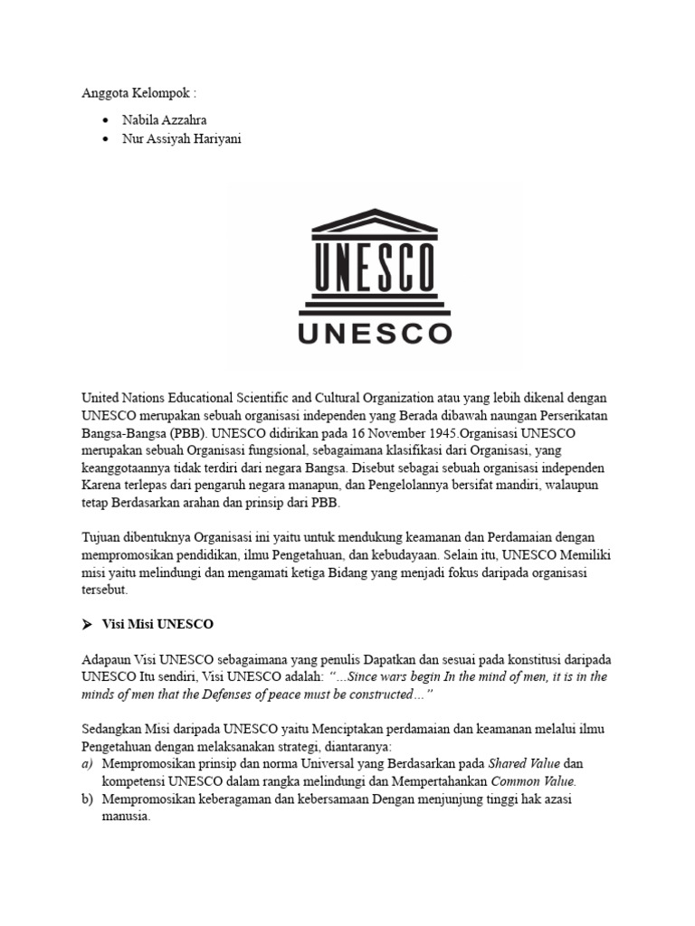 UNESCO | PDF