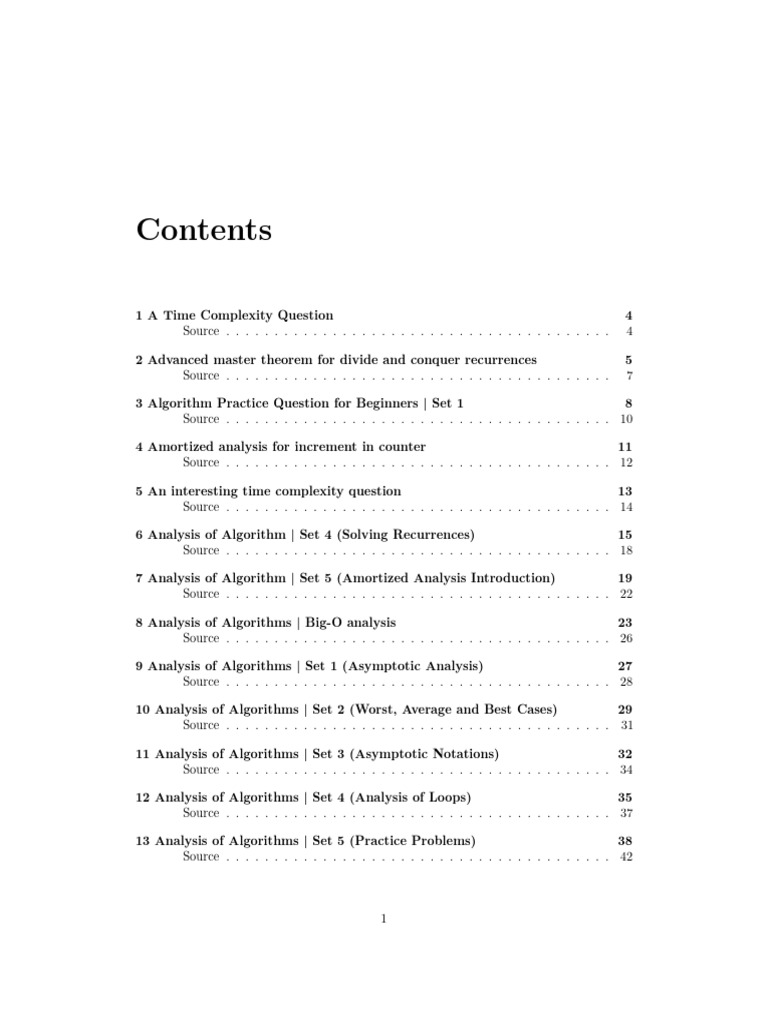 Analysis Pdf Time Complexity Theoretical Computer Science