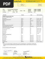 Blood Test Report | PDF | Medical Specialties | Clinical Medicine