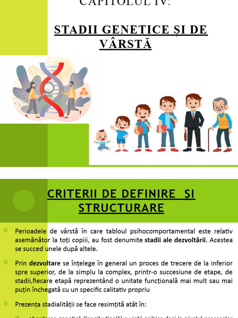 Stadiile Dezvoltarii | PDF