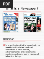 Key Features of Newspaper Articles | PDF