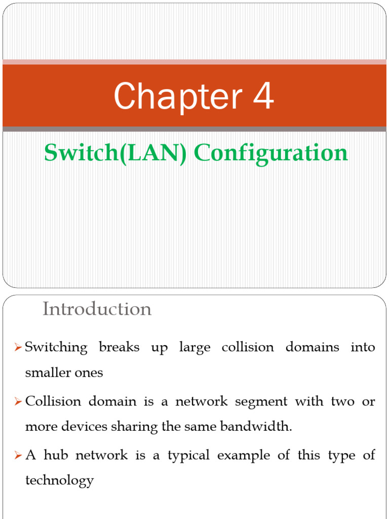 NDC Chapter 4 | PDF | Network Switch | Computer Network