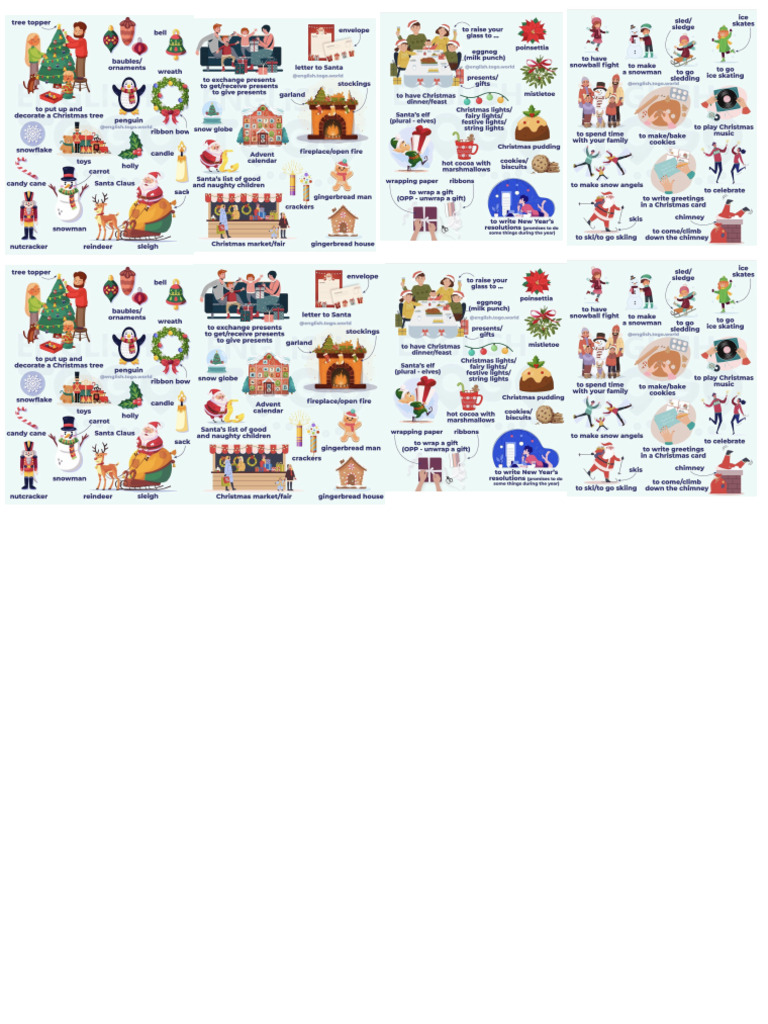 Christmas Vocabulary | PDF