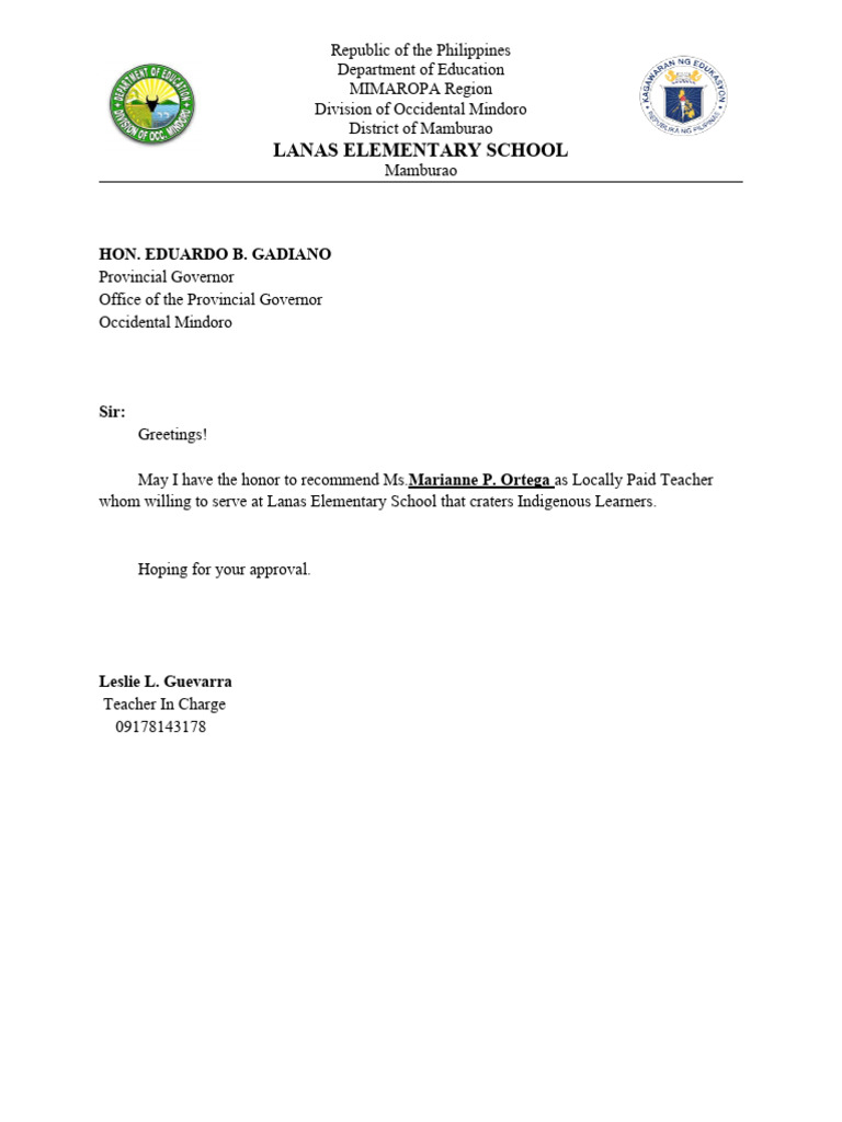 Recommendation PDF