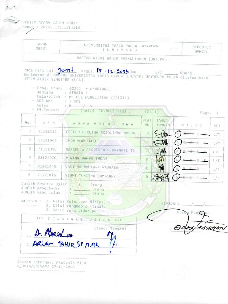 MK-Metopen-121-Kls B-Entar Sutisman | PDF