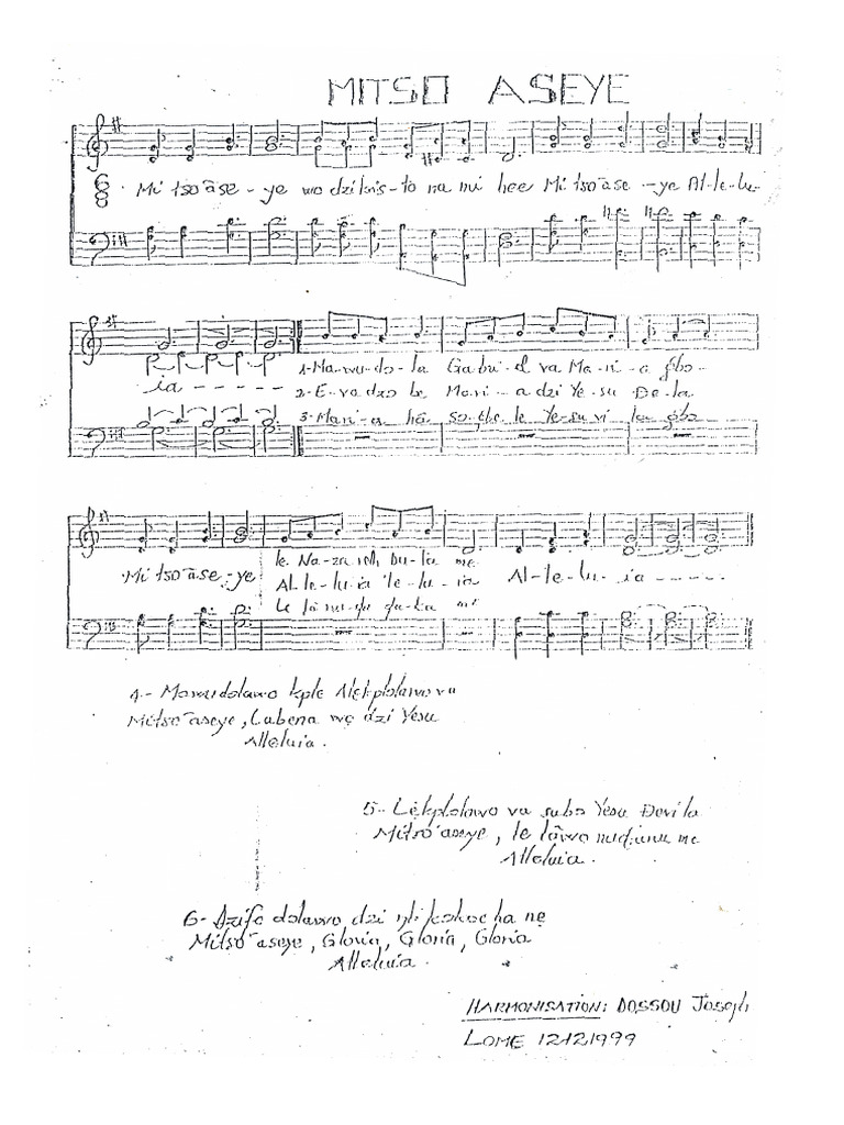 Acclamation - Mitso Aseye | PDF