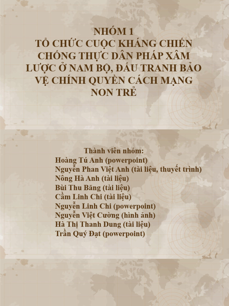 Lịch sử Đảng nhóm 1. | PDF