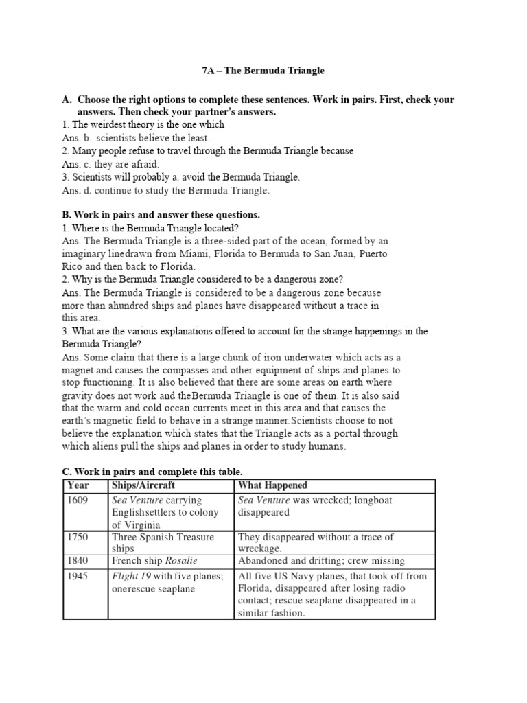 The Bermuda Triangle | PDF