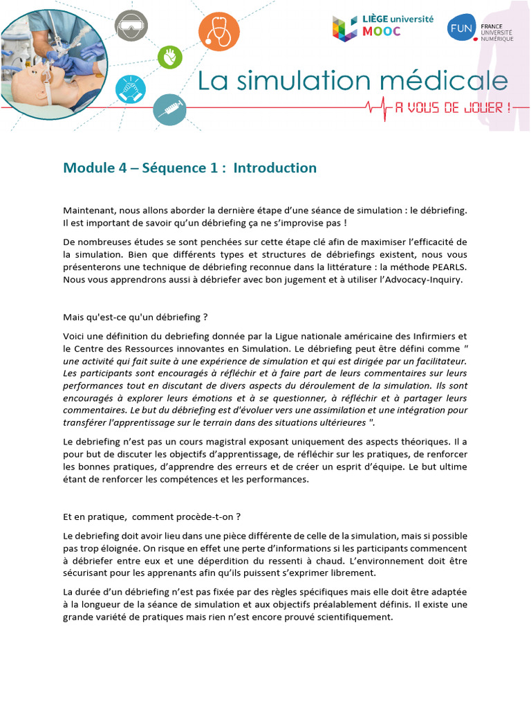 Module 4 - Séquence 1: Introduction | PDF