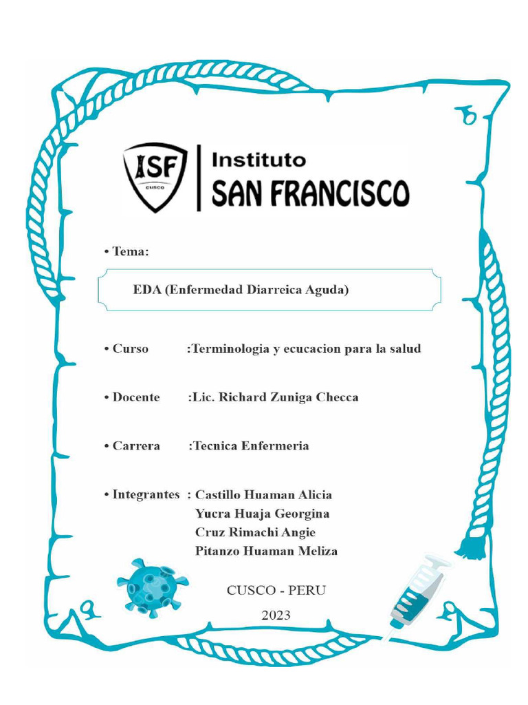 EDA Final | PDF | Diarrea | Causas de la muerte