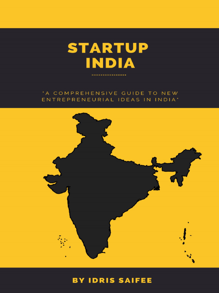Startup India | PDF | Startup Company | Small Business & Entrepreneurs