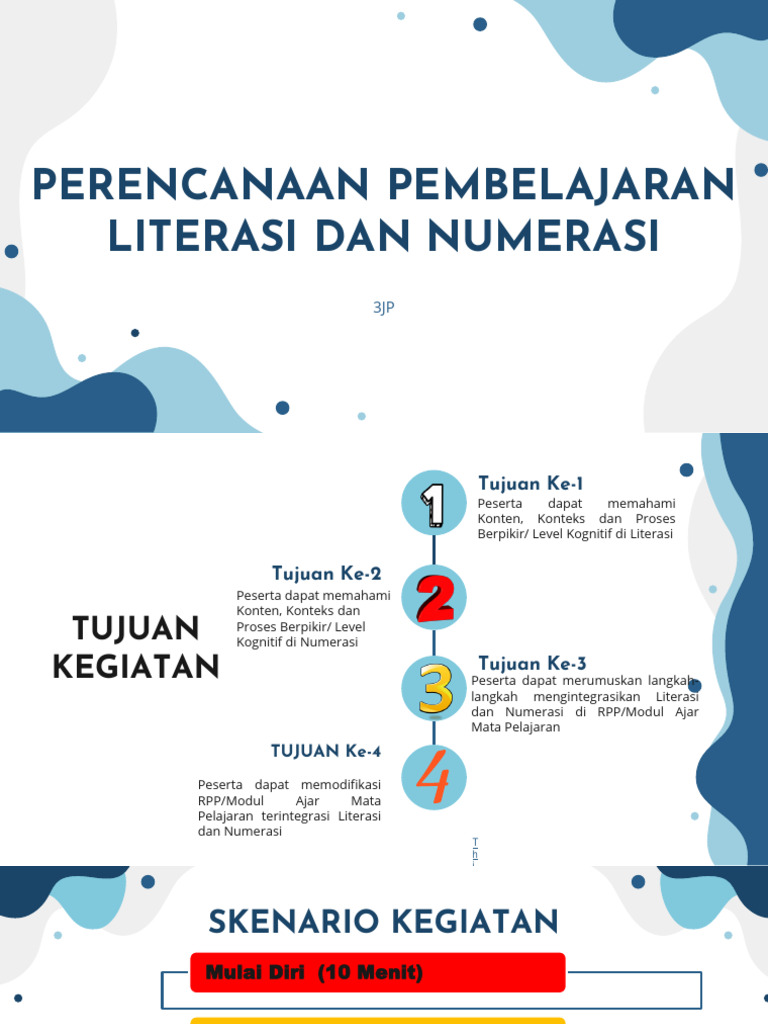Bahan Tayang Perencanaan Pembelajaran Litnum | PDF
