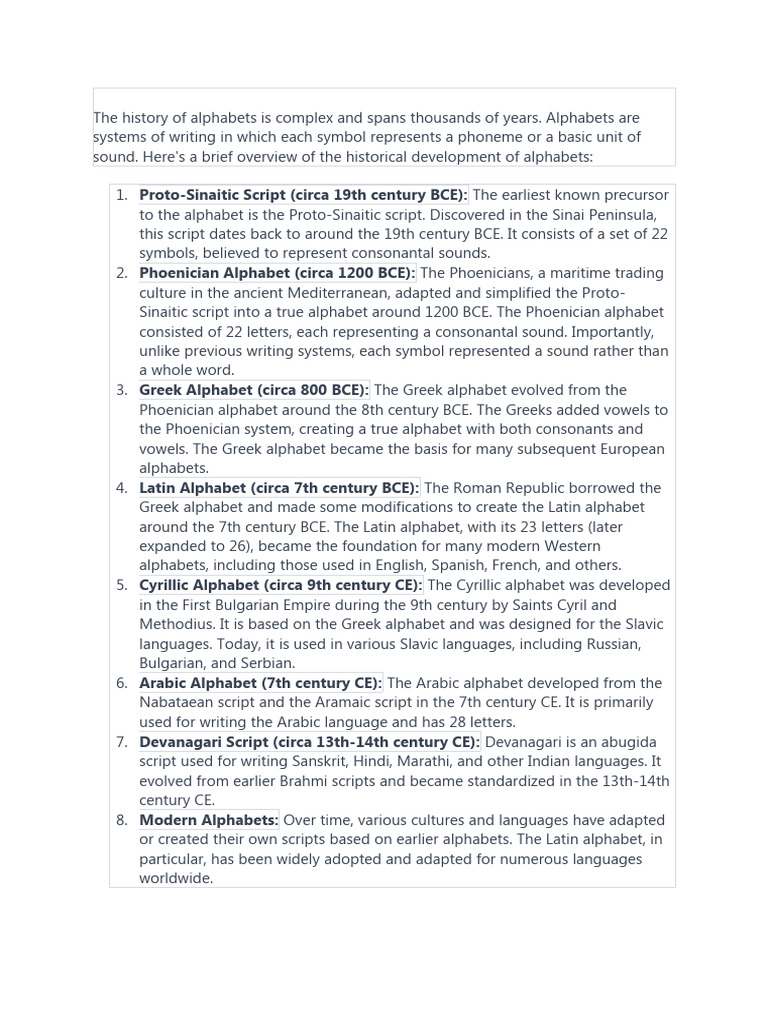 Alphabets | PDF | Alphabet | Collation