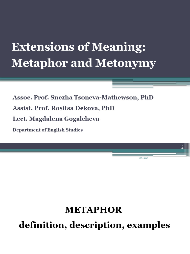 Understanding Metaphor and Its Functions | PDF | Metaphor | Concept