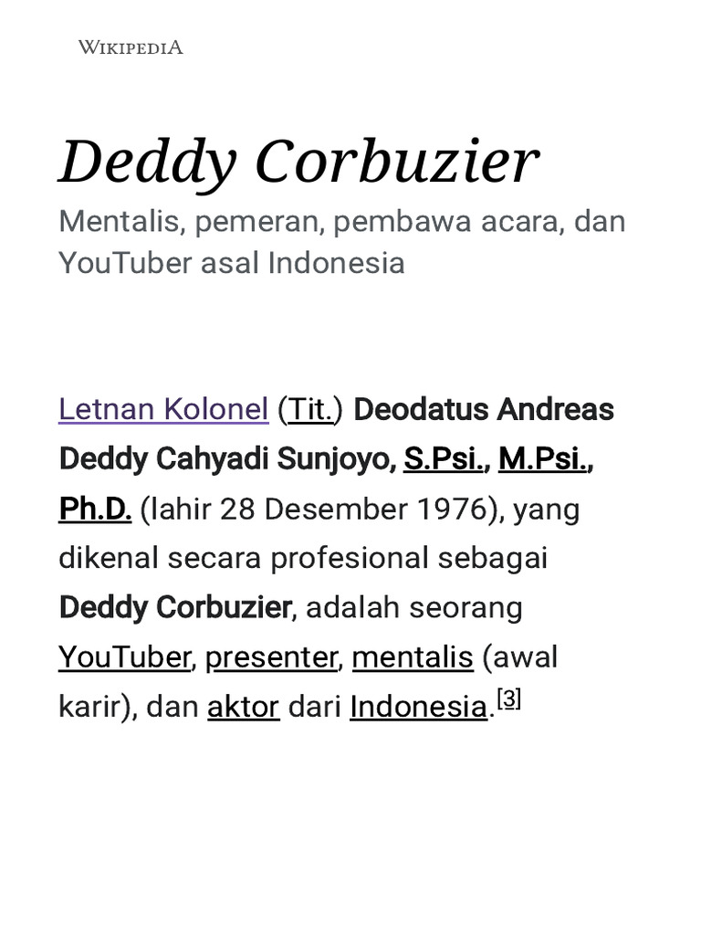 Deddy C | PDF