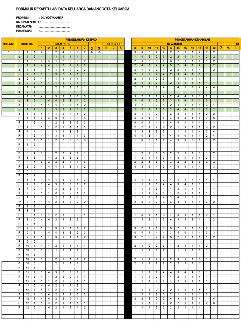 Master Tabel-2 Olah Data PKL Bidan | PDF