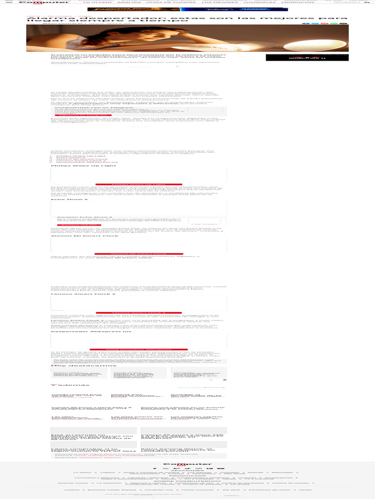 Alarma despertador: estas son las mejores para llegar siempre a tiempo | Computer Hoy | PDF ...