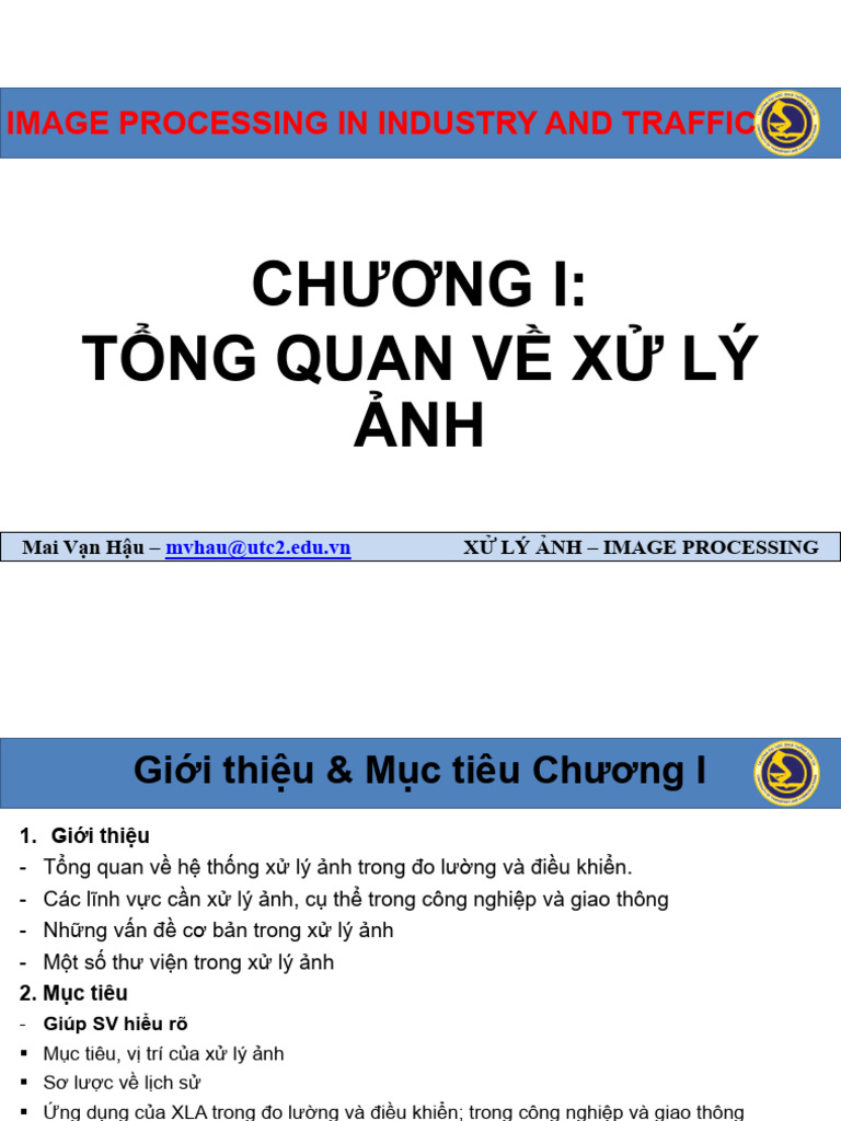 Chuong 1 Tong Quan Ve Xu Ly Anh | PDF
