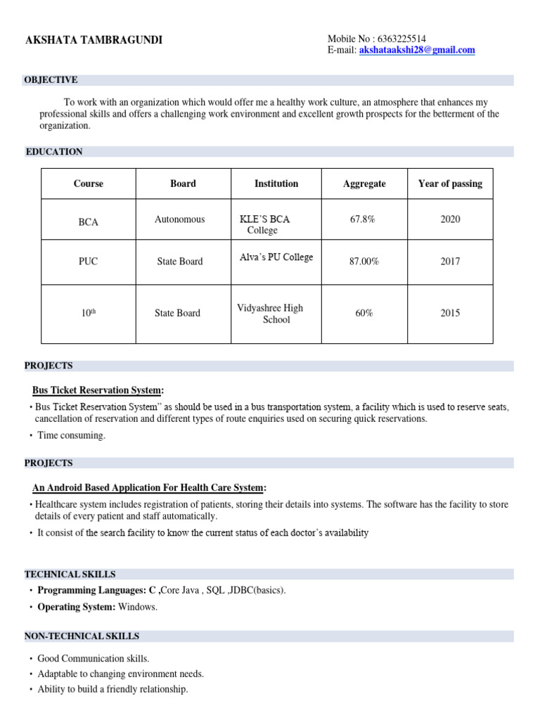 Akshata Resumes | PDF | Computing | Health Care
