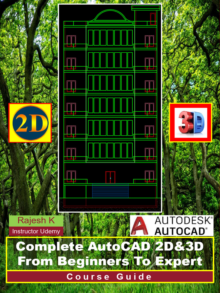 Complete AutoCAD 2D&3D From Beginners To Expert Course Guide | PDF
