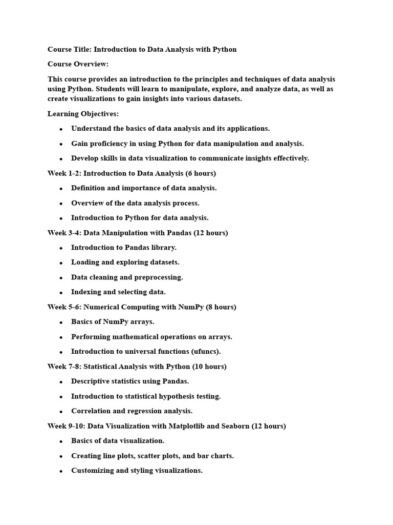 Data Analyse | PDF | Data Analysis | Statistics