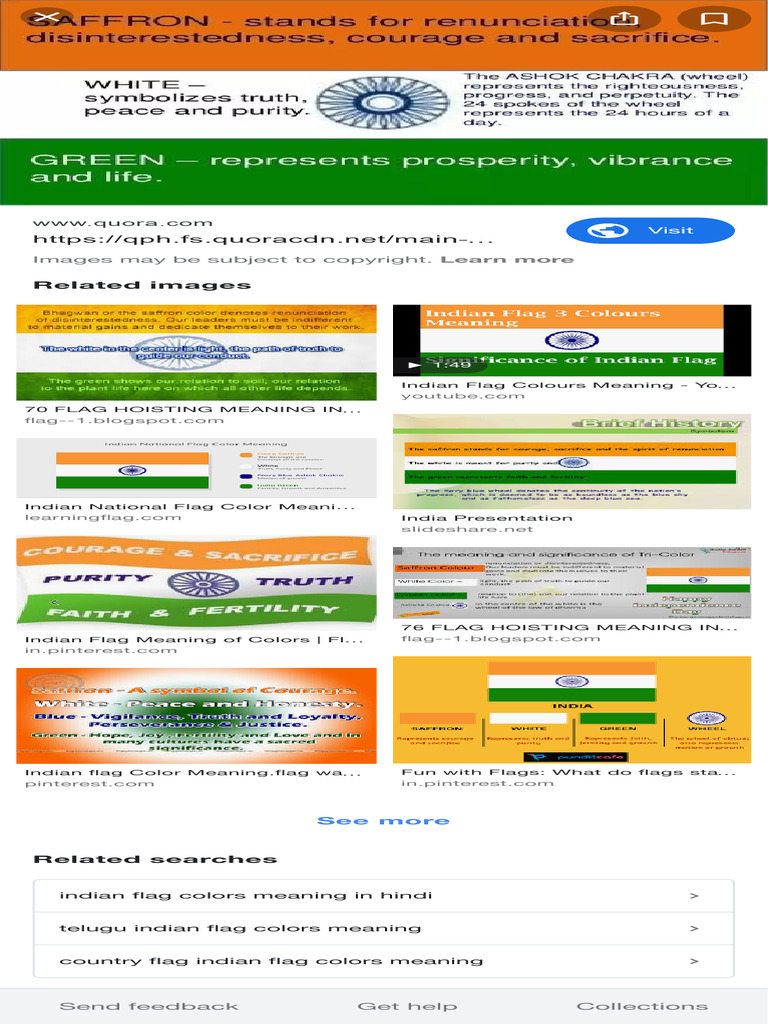 Indian Flag Colors Meaning - Google Search | PDF | Flag | Semiotics