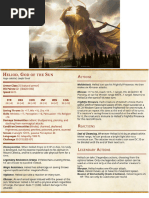 Time Dragon Stat Blocks for D&D 5E | PDF | Dragon | Monsters