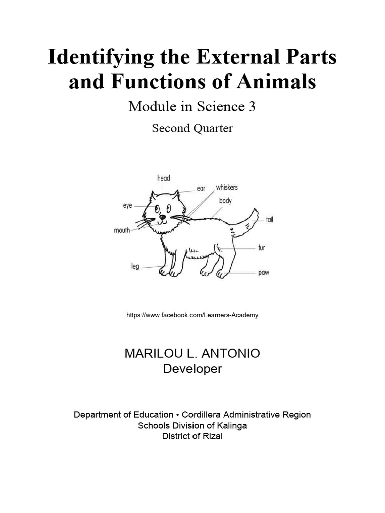 Sc3-Q2-External-Parts-And-Functions-Of-Animals-By - Marilou Antonio ...