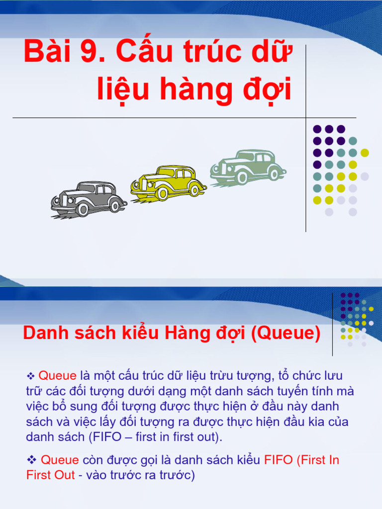 Lecture 9 - Queues | PDF Lecture 9 - Queues | PDF