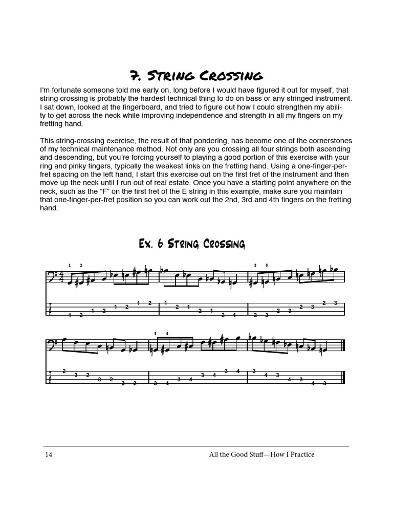 String Crossing Left Hand - Janek Gwizdala | Download Free PDF | Celtic Musical Instruments ...