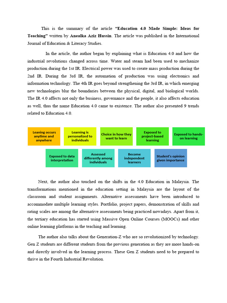 Article 1 Summary | PDF