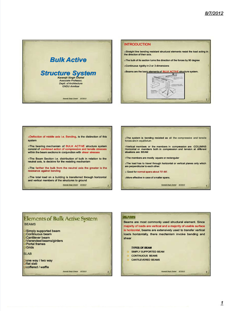 PDF Bulk Active Structure System Compress | PDF