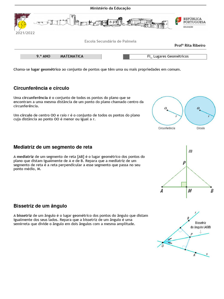 FI - Lugares Geométricos | PDF