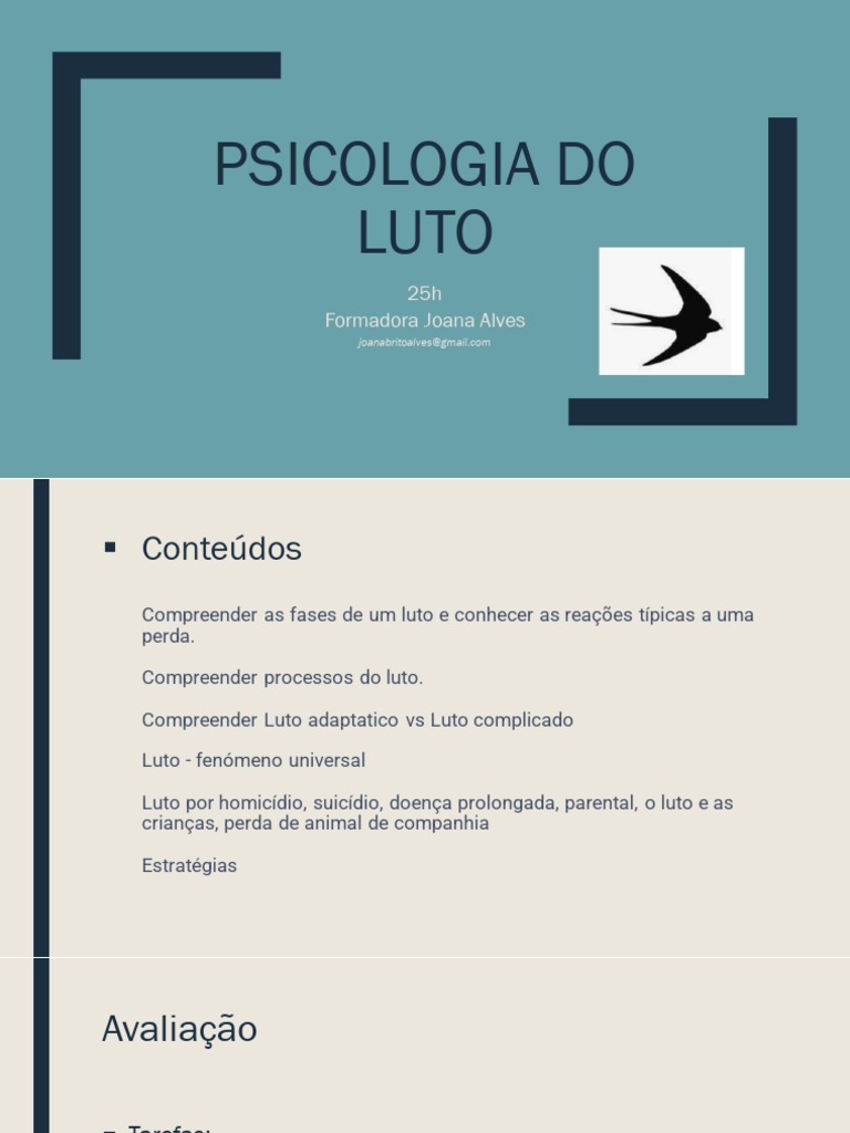 Psicologia Do Luto | PDF | Morte | Psicologia