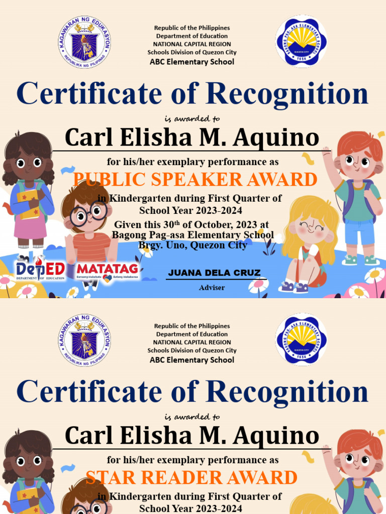 Performance Certificates Design #11 | PDF | Metro Manila | Public ...