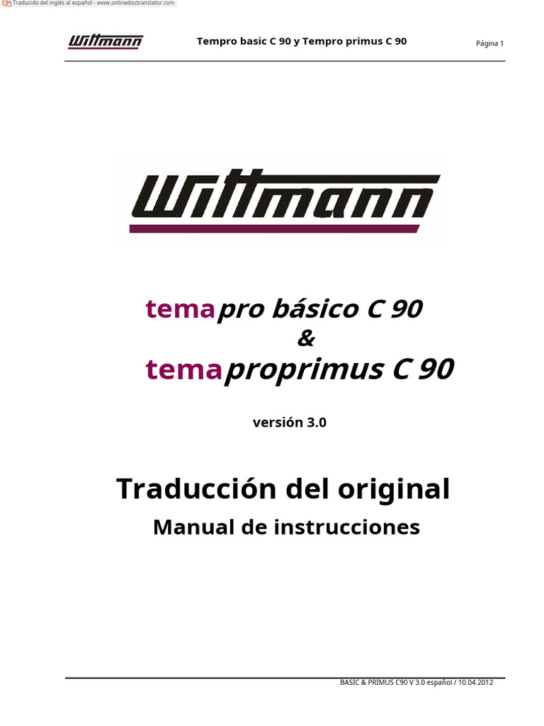 Tempro Basic C 90.en - Es | PDF