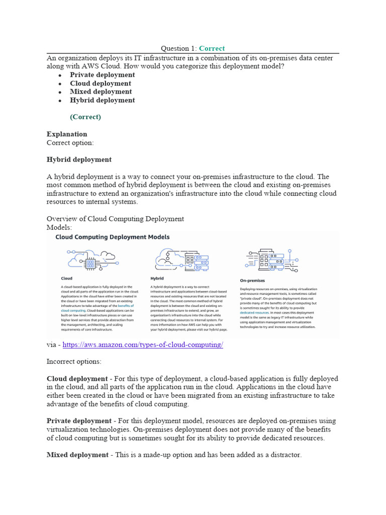 AWSCP1 | PDF | Amazon Web Services | Cloud Computing