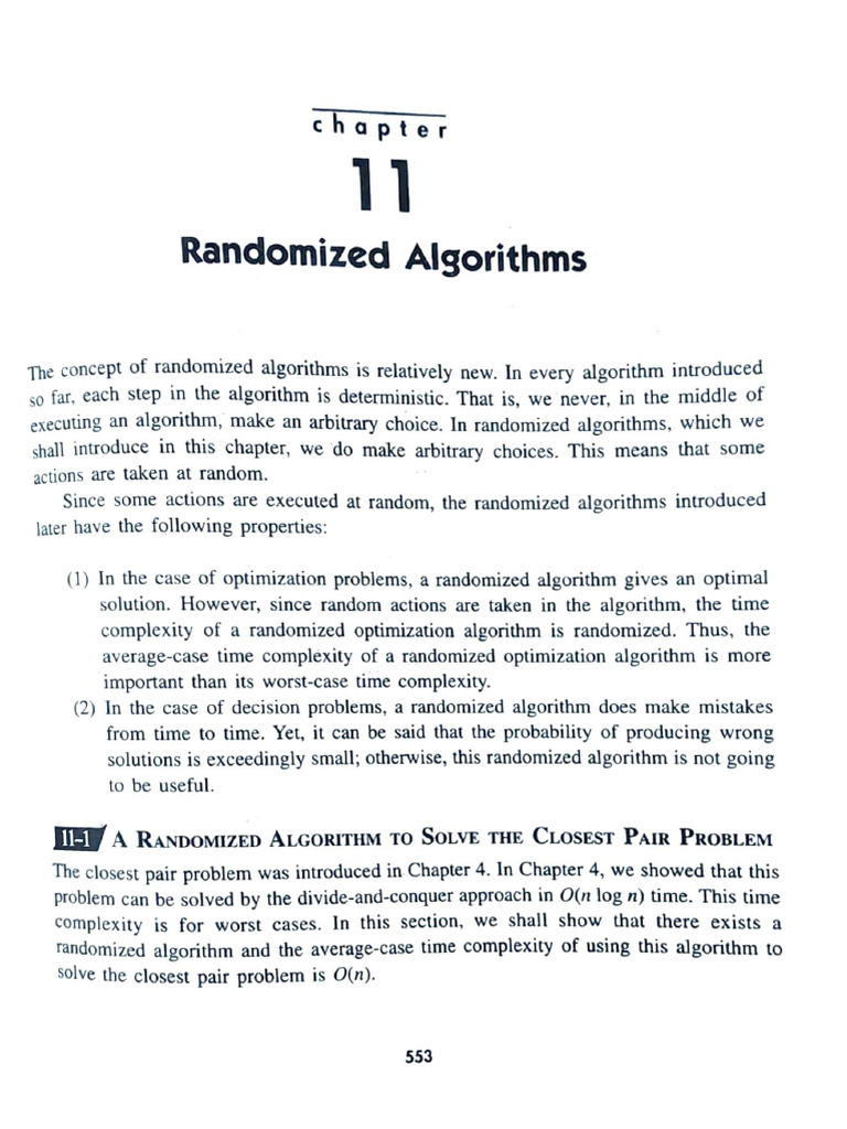 Randomized Algorithms Dsa CP3151 | PDF | Mathematical Logic | Theoretical Computer Science