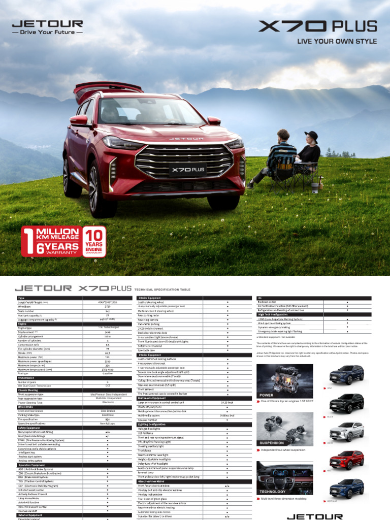 X70 PLUS Brochure | PDF