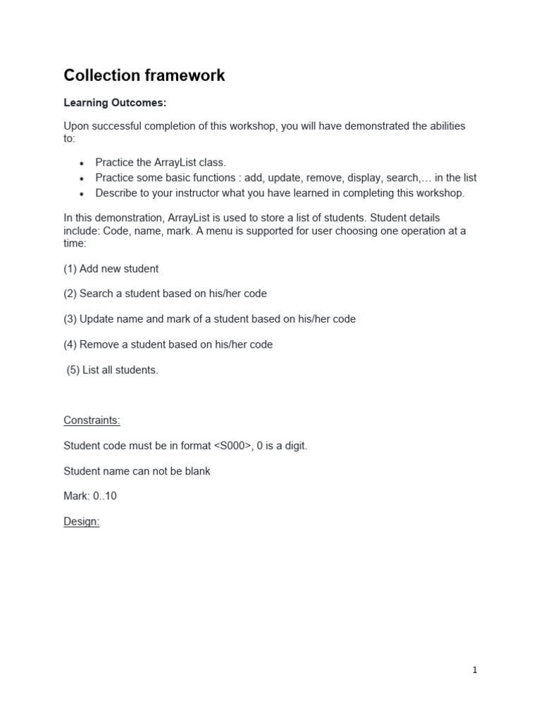 Collection framework (1) | PDF | Computing | Software