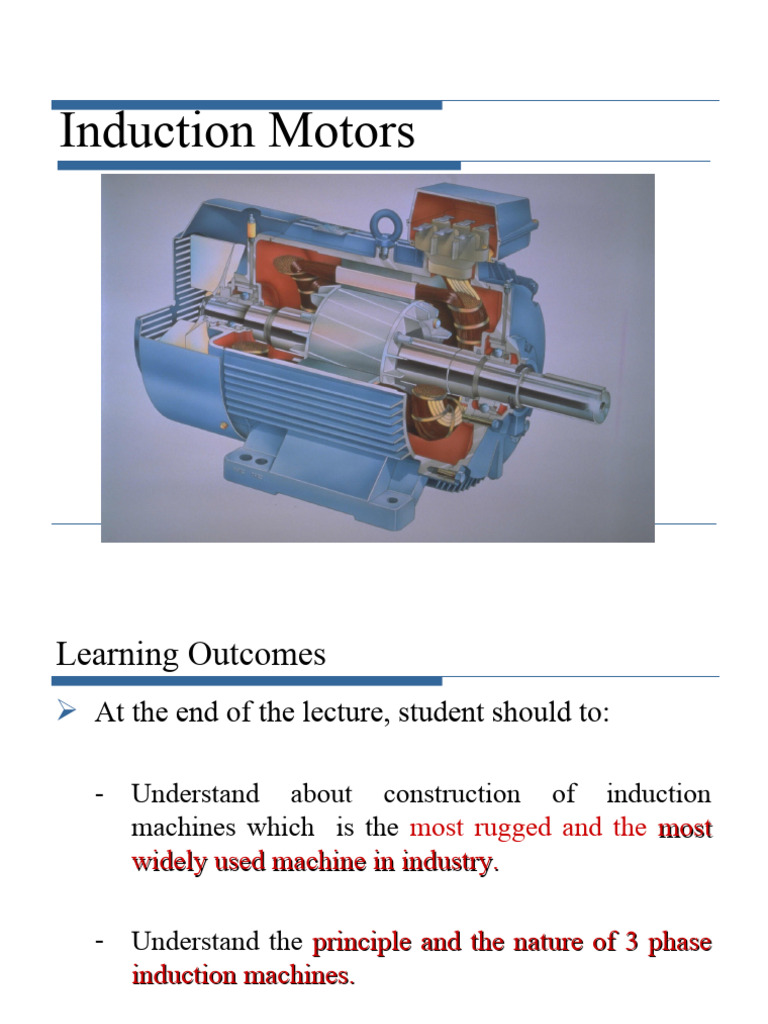 Induction Motor Part 1 | PDF
