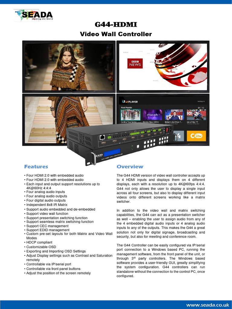 G44 HDMI New | PDF | Hdmi | Software