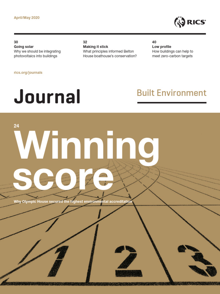 Built Environment Journal April-May 2020 | PDF | Sustainability ...