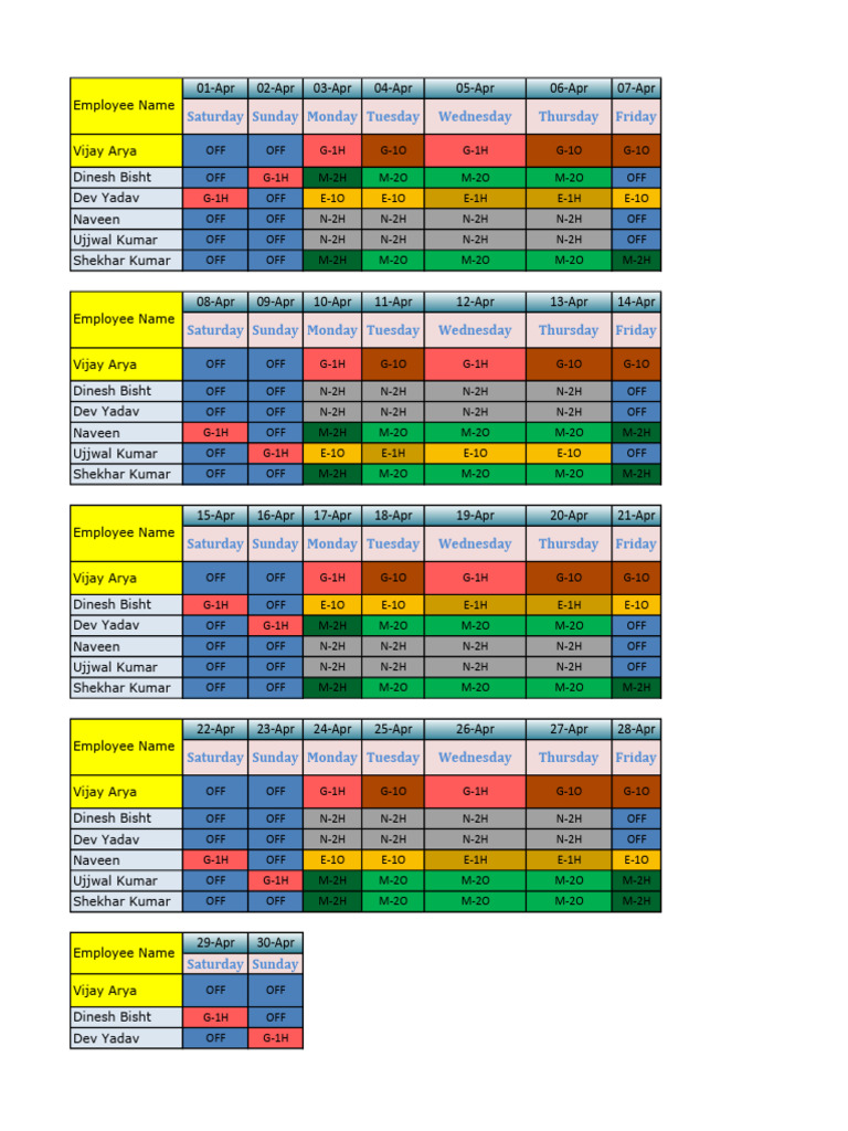 April 2023 Roster | PDF