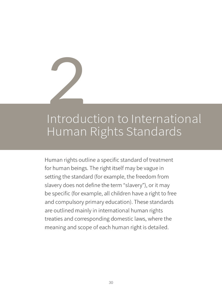Overview of International Human Rights Standards | PDF | Human Rights ...