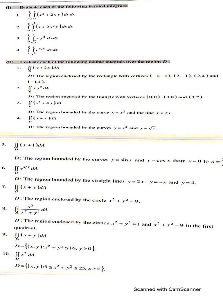 Sheet 3 Maths | PDF